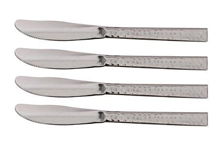 King International Stainless Steel Hammered Table Knife,Set of 12, 20 cm, Mirror Polish,Butter Knife, Cheese Knife,Dinner Knife,Dessert Knife,Bread Knife,Stainless Steel Table Knife Set of 12pcs