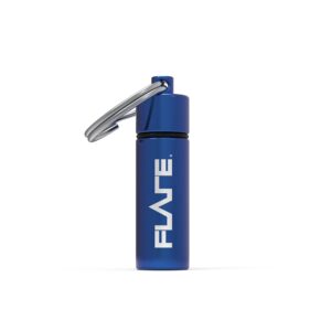 flare audio capsule blue - tough lightweight aluminium, water-proof, keychain