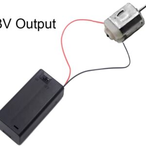 LampVPath (Pack of 2 2 AA Battery Holder with Switch, 2X 1.5V AA Battery Holder Case with Wire Leads and ON/Off Switch