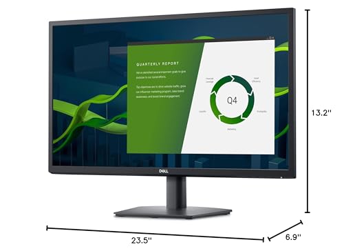 Dell E2722H 27" LED LCD Monitor - 16:9 - Black (Renewed)