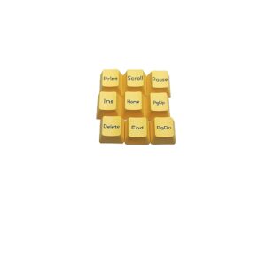 Kooku XXLS 108 PBT Keycap Dye Sublimation Anime EVA Mario Keycaps for Mechanical Gaming Keyboards (Pikachu)