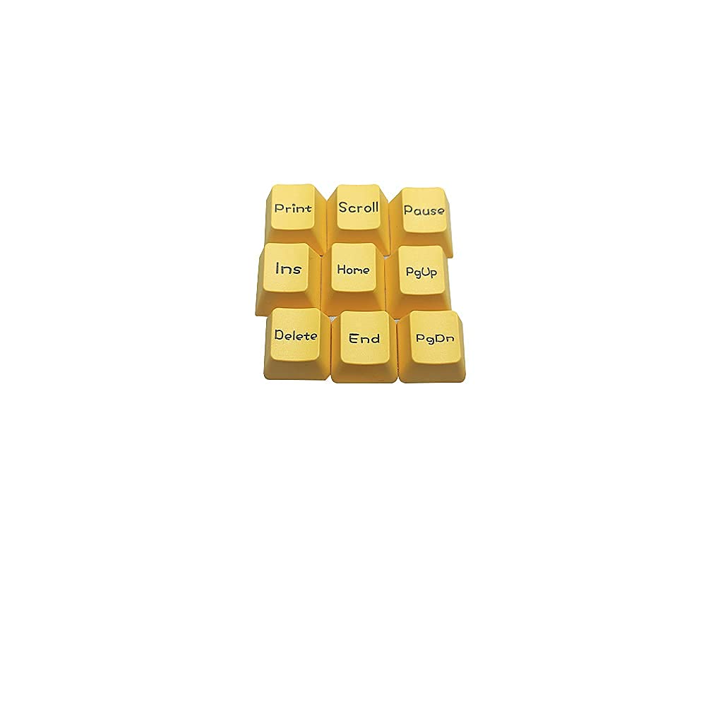 Kooku XXLS 108 PBT Keycap Dye Sublimation Anime EVA Mario Keycaps for Mechanical Gaming Keyboards (Pikachu)