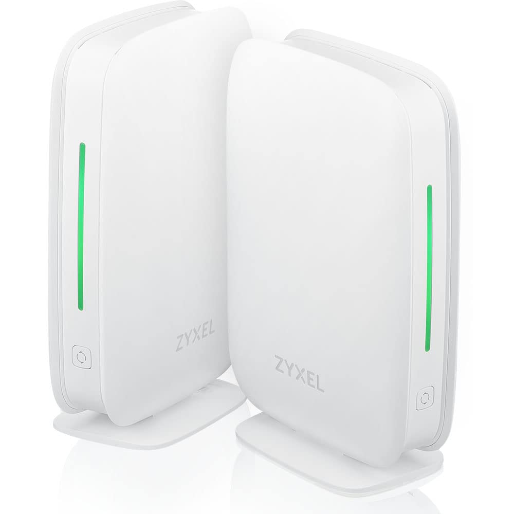 Zyxel Multy M1 WiFi 6 AX1800 Whole Home WiFi Mesh System. Router and Satellite, Compatible with Alexa - 2 Pack [WSM20]