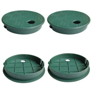 4 pcs valve box cover lid id 5.5" od 6" round sprinkler system irrigation sprinkler valve box cover