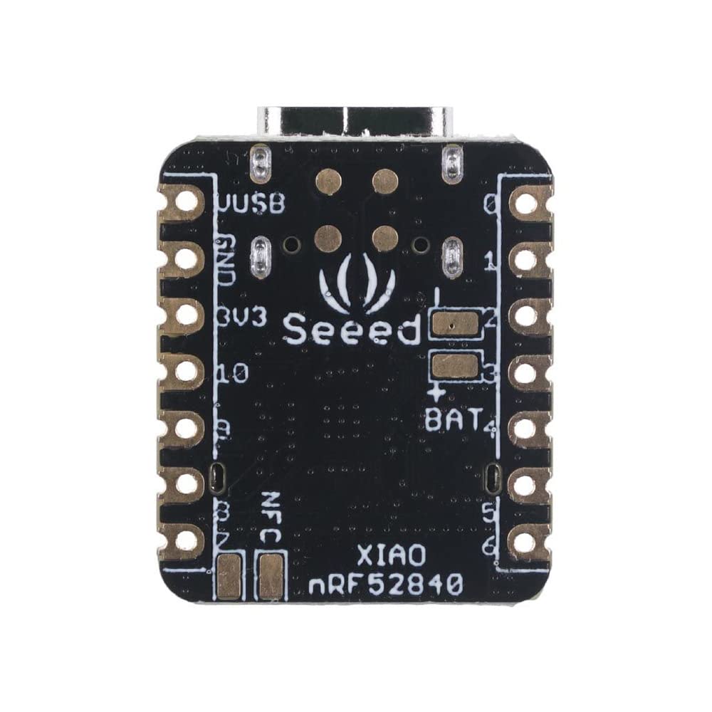 Seeed Studio XIAO nRF52840 - Supports Arduino/CircuitPython - Bluetooth5.0 NFC, with Onboard Antenna, Microcontroller with Rich Interface for Tiny Machine Learning Works with Amazon Sidewalk.