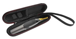 fitsand hard case compatible for micro touch titanium max lighted personal trimmer