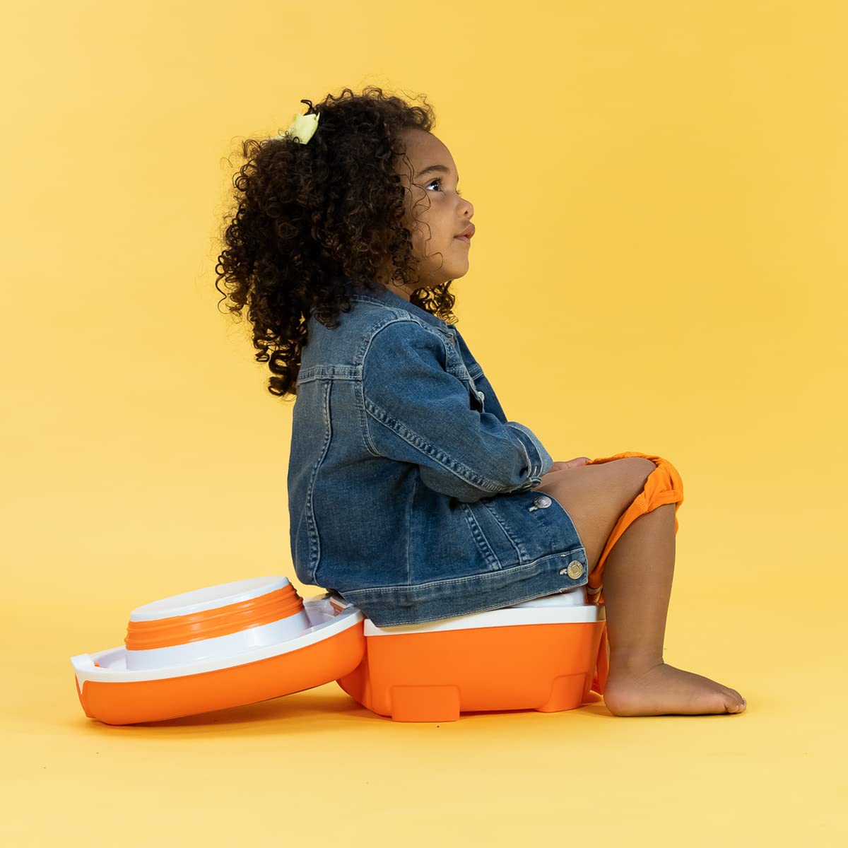 My Carry Potty - Clownfish Travel Potty, Award-Winning Portable Toddler Toilet Seat for Kids to Take Everywhere