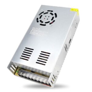 12v 33.3a universal regulated switching power supply,400w 100-240v ac to dc, for cctv, radio, computer project, led strip lights, 3d printer