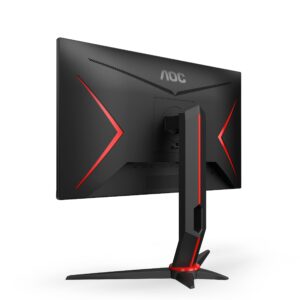 AOC Gaming 24G2SPU - 24 Inch FHD Gaming Monitor, 165Hz, IPS, 1ms MPRT, Height Adjust, Speakers, freesync Premium, USB HUB (1920 x 1080 @ 165Hz, 250 cd/m², HDMI 1.4 / DP 1.2 / USB 3.2), Black