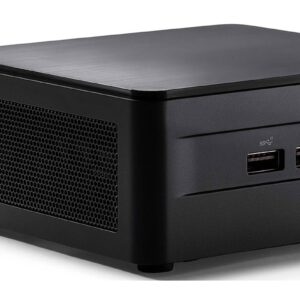 Intel NUC 11 Pro Kit BNUC11TNKI50001 Home & Business Mini Desktop i5-1135G7 4-Core, 16GB RAM, 1TB PCIe SSD, Iris Xe, WiFi, Bluetooth, HDMI, USB 3.2, Black, Win 10 Home with Hub