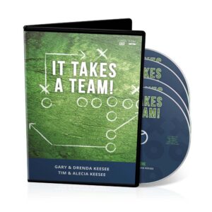 it take's a team // gary & drenda keesee // 2 dvd's & 2 cd's