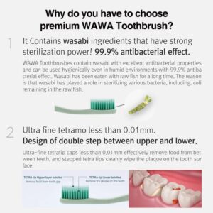 ROROBELL WAWA Toothbrush for Sensitive Teeth, Gums for Adults & Teens, Ultra-Soft, Deep Clean Toothbrush,BPA Free 6 Count