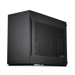 Lian Li A4-H2O Small Case - Mini ITX - Aluminum Exterior & SPCC Steel Interior - PCIe 4.0 - Easy AIO Installation - Supports SFX/SFX-L Power Supply (A4-H2O A4 BLACK)