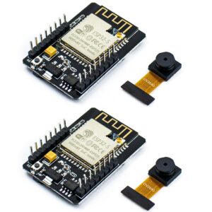 hosyond 2pcs esp32-cam wireless wifi+bluetooth development board with ov2640 camera module compatible with arduino