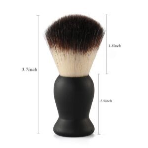 CCbeauty Mens Shaving Brush and Bowl Kit,3-IN-1 Shave Soap Cup,Badger Silvertip Shaving Brushes Holder,Shaver Mug and Brush Set for Men,Dad Husband Boyfriend Birthday Valentines Day Gifts for Him