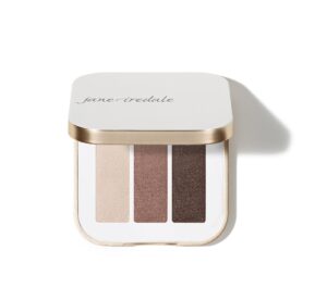 jane iredale purepressed eye shadow triple, pink quartz, 0.06 oz.powder