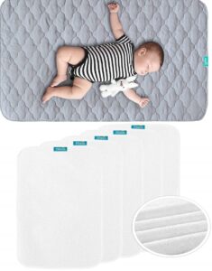 waterproof changing diaper pad liners & crib mattress protector waterproof