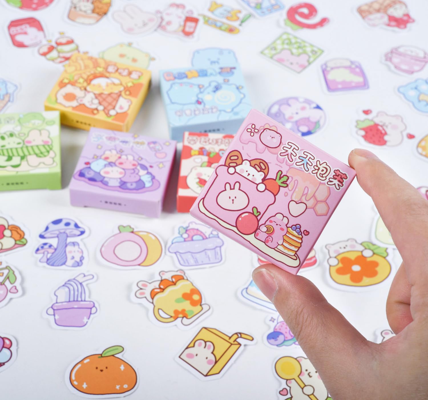 300 Pieces Cute Kawaii Cartoon Animal Stickers for Kids Small Size Korean Scrapbook Decals Pack for Photo Planner Notebook DIY Gift Card Dairy Suitcase Album Laptop Phone Case