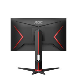 AOC Gaming 24G2SPU - 24 Inch FHD Gaming Monitor, 165Hz, IPS, 1ms MPRT, Height Adjust, Speakers, freesync Premium, USB HUB (1920 x 1080 @ 165Hz, 250 cd/m², HDMI 1.4 / DP 1.2 / USB 3.2), Black