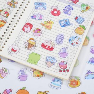 300 Pieces Cute Kawaii Cartoon Animal Stickers for Kids Small Size Korean Scrapbook Decals Pack for Photo Planner Notebook DIY Gift Card Dairy Suitcase Album Laptop Phone Case