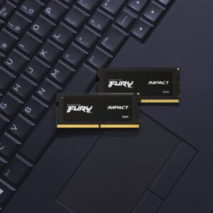 Kingston FURY Impact 64GB 4800MT/s DDR5 CL38 SODIMM XMP Ready Laptop Memory (Kit of 2) KF548S38IBK2-64