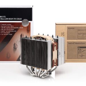 Noctua NH-D12L, Low-Height Dual-Tower CPU Cooler (120mm, Brown)