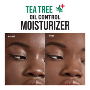 Kiss New York Face Moisturizer Tea Tree Oil Control Anti-Shine Facial Moisturizer, Korean Skin Care For Normal to Oily Skin, Lightweight Formula 3.38 Fl Oz