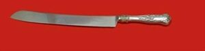 new queens by gorham sterling silver wedding cake knife custom made hhws 12"