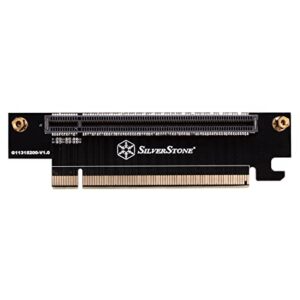 SilverStone Technology RC07 PCI Express 4.0 x16 Riser Card for RVZ02 and ML08, SST-RC07B