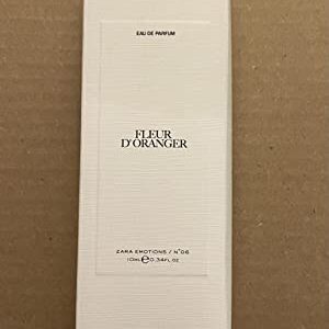 Zara FLEUR D'ORANGER EDP 10 ML (0.34 FL. OZ). Eau de parfum. Travel Size