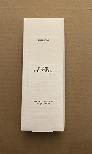 Zara FLEUR D'ORANGER EDP 10 ML (0.34 FL. OZ). Eau de parfum. Travel Size