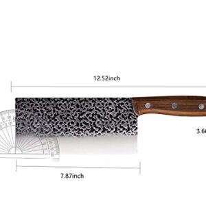 Vegetable Cleaver Kitchen Knife Butcher's Knife Stainless Steel Hammer Knife, 8" Fits Home & Kitchen, Ergonomic Handle