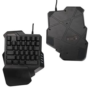 01 02 015 Half Keyboard, onehanded Gaming Keyboard Gaming Home Bedroom Control LED Backlit