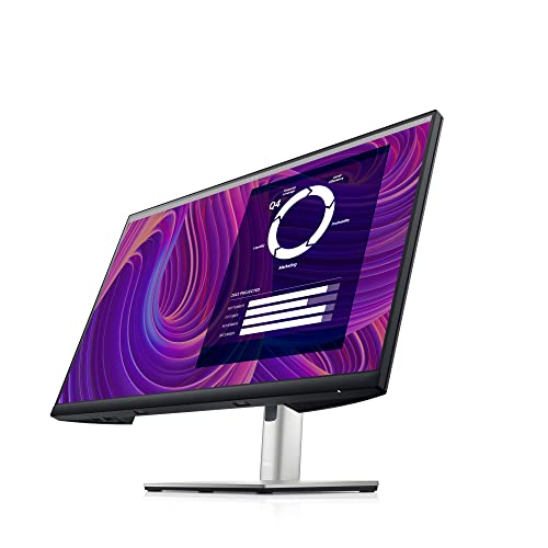 Dell P2423D Monitor - 23.80-inches QHD (2560 x 1440) 60Hz Display, sRGB 99%, 5ms Response Time, HDMI/DP/USB 3.2 Gen 1 Connectivity, Height/Tilt/Swivel/Pivot Adjustability, 16.7 Million Colors - Black