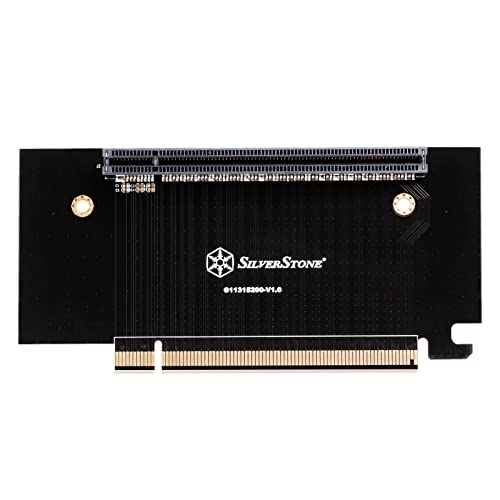 SilverStone Technology RC06 PCI Express 4.0 x16 Riser Card for RVZ01, RVZ03, ML07, and FTZ01, SST-RC06B