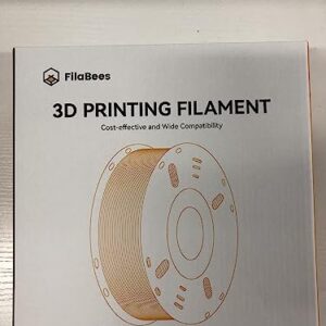 FilaBees Rainbow PLA 3D Printer Filament, PLA Filament 1.75mm Dimensional Accuracy +/-0.02mm, Neatly Wound 3D Printer Multicolor Filament 1kg Spool (2.2lbs), PLA Color Change Fit FDM Printers, Rainbow