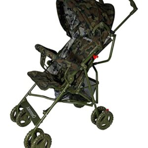 AmorosO Single Stroller - Baby Stroller with Four Wheels - Lightweight Stroller - Convertible Stroller with Extra Storage Space - Foldable Stroller with Sun Protection Hood Cover