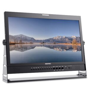 seetec p215-9hsd-192 21.5 inch broadcast production lcd monitor 3g sdi 4k hdmi input and output ips full hd 1920x1080