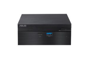 asus minipc pn41 fanless barebone with intel 11th gen dual core celeron n4500, support dual 4k, displayport, wifi ac, bluetooth 5, vesa mount