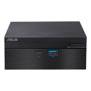 ASUS MiniPC PN41 Fanless Barebone with Intel 11th gen Dual Core Celeron N4500, Support Dual 4K, DisplayPort, WiFi AC, Bluetooth 5, VESA Mount