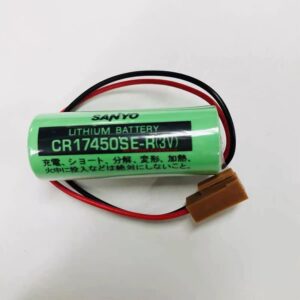 BAOBUTE 2PCS CR17450SE-R / A98L-0031-0012 3V 2500mah PLC Battery with Plug for FANUC 17*45.5mm