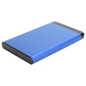 wuqioei portable 8tb external hard drive portable hdd, portable usb3.0 floppy drive 2.5 inch ssd/hdd sata disk ultra-thin card reader,easy to install,for windows 10/7 / vista/8 / xp/se / 98(blue)