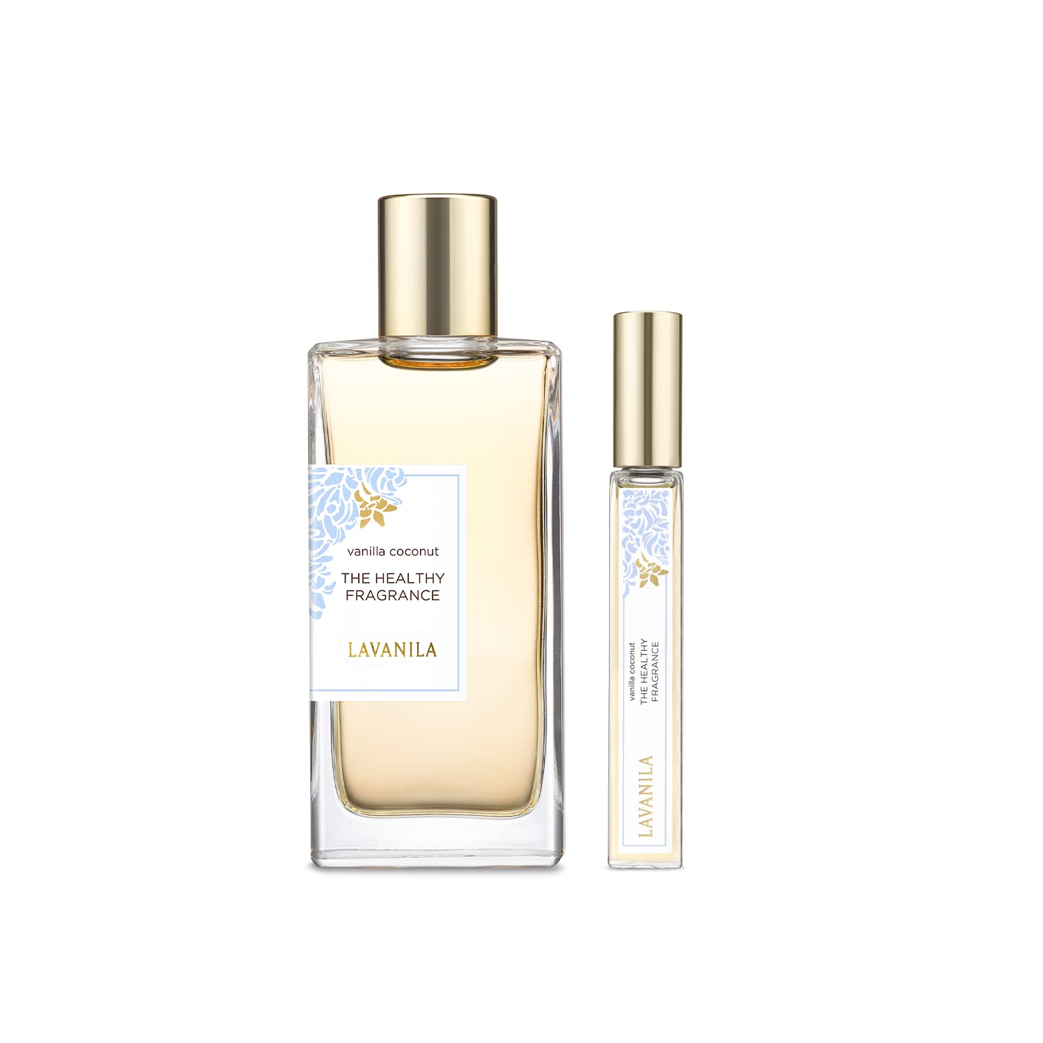 Lavanila - The Healthy Fragrance Clean and Natural, Vanilla Coconut Perfume Set (1.7 oz. + 0.34 oz.)