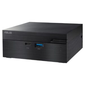 ASUS MiniPC PN41 Fanless Barebone with Intel 11th gen Dual Core Celeron N4500, Support Dual 4K, DisplayPort, WiFi AC, Bluetooth 5, VESA Mount