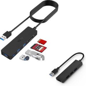 tsupy usb 3.0 hub multi usb data hub ultra-slim usb hub usb multiport extender