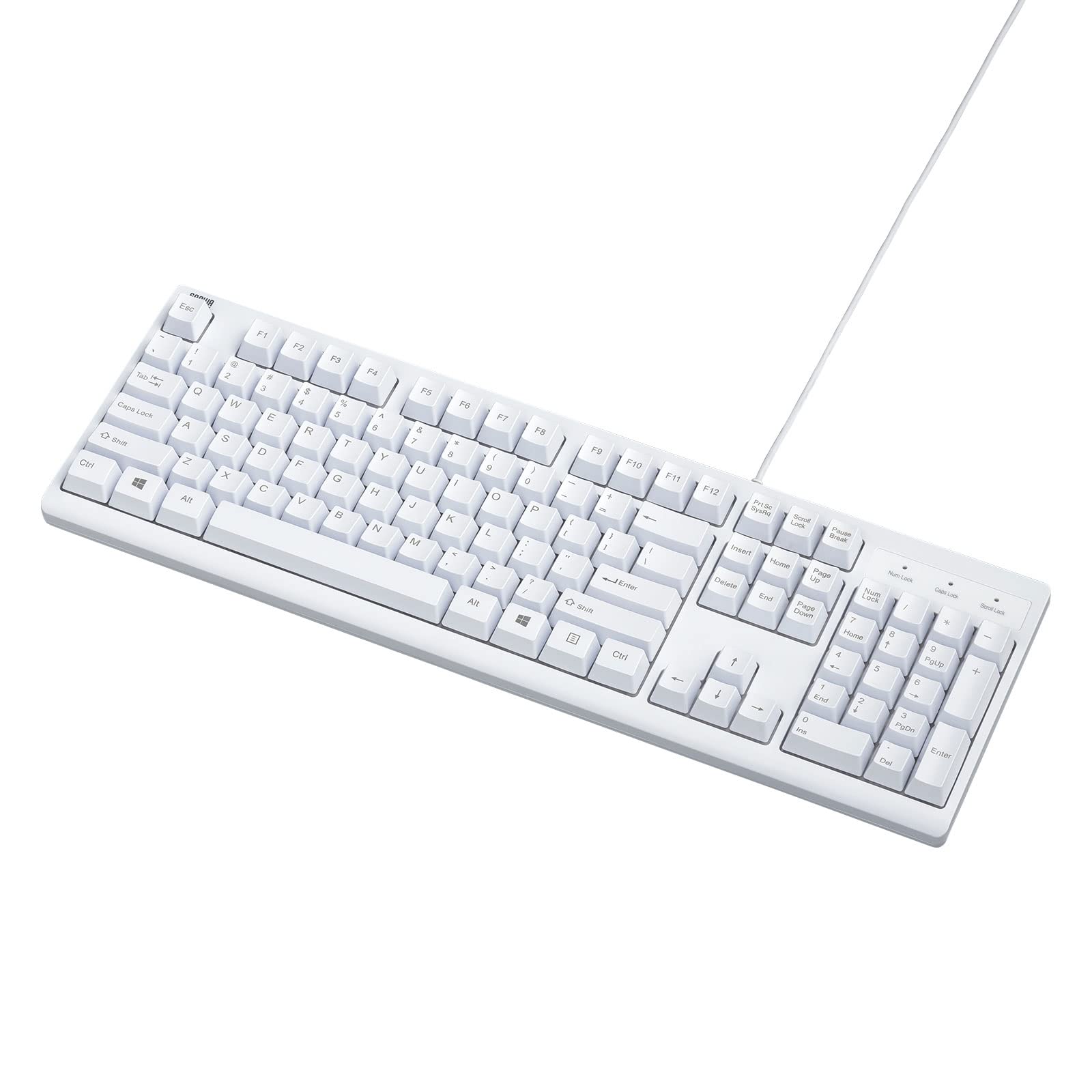 Sanwa Supply SKB-E5UW English USB Keyboard (White)