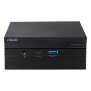 ASUS PN41 Fanless MiniPC Barebone with Intel 11th gen Quad Core Celeron N5100, Support Dual 4K, DisplayPort, WiFi, Bluetooth 5, Hardware TPM, VESA Mount,Black