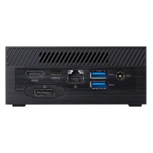 ASUS MiniPC PN41 Fanless Barebone with Intel 11th gen Dual Core Celeron N4500, Support Dual 4K, DisplayPort, WiFi AC, Bluetooth 5, VESA Mount