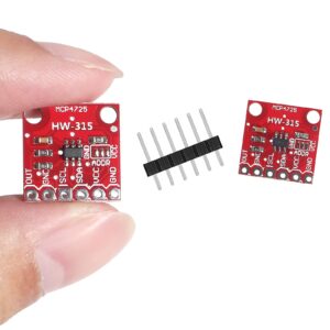 Alinan 5pcs MCP4725 I2C DAC Breakout Module 12-bit Development Board 2.7V to 5.5V Supply with EEPROM