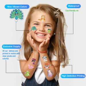 Aresvns Children's Temporary Tattoos Value Pack,1000+ pcs Cute fake tattoos for boys and girls,Kids Party Supplies Gifts Waterproof Non-toxic and Easy to Remove